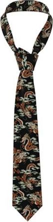 Generic Cravate Homme Dragon Du Japon Confortable Tie &Eacute;l&eacute;gant Cravates Homme Pour L&Eacute;cole F&ecirc;te Affaires