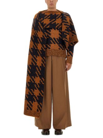 Dries Van Noten Wool and Alpaca Blend Scarf - Multicolor