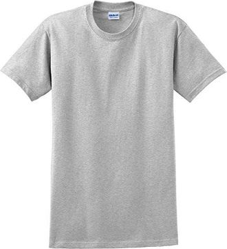 Gildan T-shirt pour homme 100 % coton Gris Gris cendré XXXL