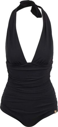 Dolce & Gabbana Femme, Maillots de bain, Noir, Taille: 42 FR Maillot de bain une pi&egrave;ce &agrave; imprim&eacute; animal