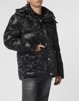 Philipp Plein Winterjacke Camouflage