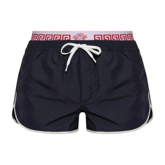 Versace Homme, Maillots de bain, Bleu, Taille: S Short de bain &agrave; double ceinture