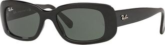Ray-Ban Rb4122 Sonnenbrillen Schwarz Fassung Gr&uuml;n Glas 50-18