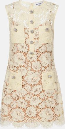 Self Portrait Minikleid aus Spitze