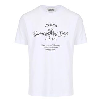 Iceberg Homme, Tops, Blanc, Taille: 2XL Orso T-Shirt
