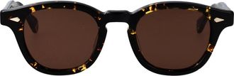JULIUS TART OPTICAL Julius Tart Optical, unisex, Accessoires, Brun, Taille: 48 MM Jtpl-003V-T HVN Lunettes de soleil