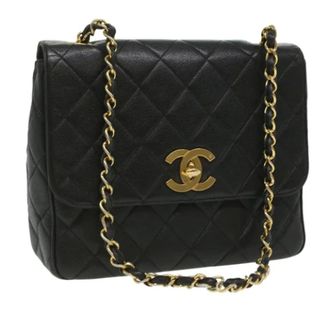 Chanel Sac bandouli&egrave;re vintage Pre-owned - Femme - Pre-owned - Noir - Taille: ONE Size