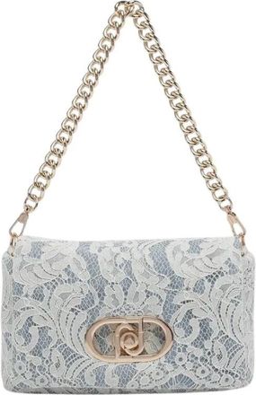Liu Jo Femme, Sacs, Bleu, Taille: ONE Size Sac bandouli&egrave;re en dentelle