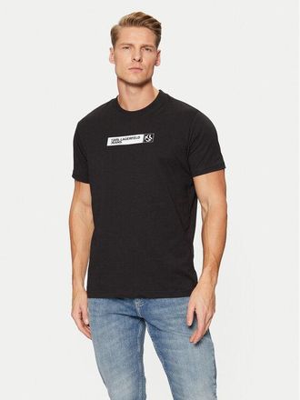 Karl Lagerfeld T-Shirt A1M17112 Schwarz Slim Fit