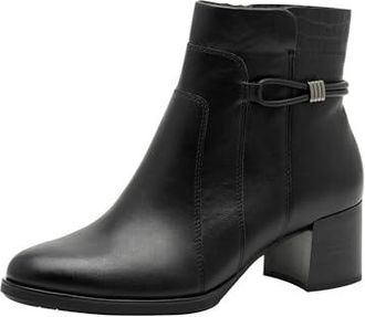 Jana bottines femme &agrave; talon bloc vegan, Black, 39 EU