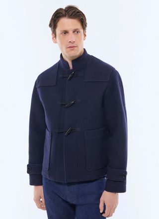 Fursac Duffle coat court en laine feutr&eacute;e - Taille XL - Homme