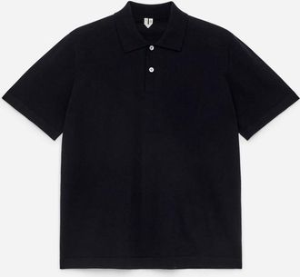 Arket Poloshirt Aus Wolle -Blau