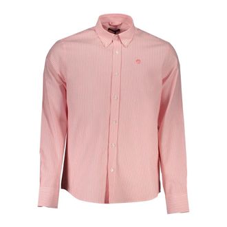 North Sails Homme, Chemises, Rose, Taille: L Chemise &agrave; rayures avec col boutonn&eacute;
