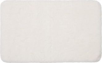 Gözze Deluxe Badteppich mit extra hohem Flor, 100% Polyester (Mikrofaser), Mit Antirutschbeschichtung, 50 x 70 cm - Creme