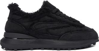 D.A.T.E. Sneakers D.A.T.E. Athleta Shearling W431-AT-TD Schwarz