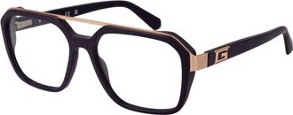 Guess Eckige Rahmen mit Metall-Detail Brille