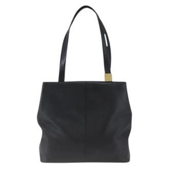 Burberry Pre-owned Leder-Schultertasche - - Pre-owned - Damen - Schwarzk - ONE SIZE