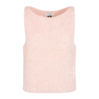 H&eacute;st Rundhals-Strickware - - Knitwear - Damen - Rosa - M