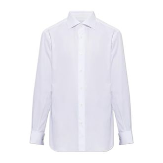 Brioni Klassisches Hemd - - Shirts - Herren - Wei&szlig; - 3XL