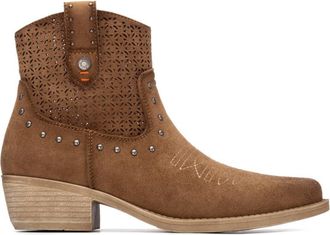 Refresh Freizeitstiefeletten Damen Kamel - Bequeme und vielseitige Schuhe - Casual Mode - Modell 17504202 (Gr&ouml;&szlig;e 39)