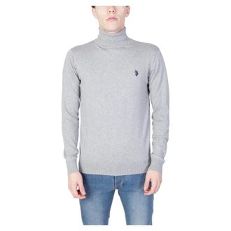 U.S.Polo Association Dolcevita Uomo Pullover - - Knitwear - Herren - Grau - 2XL