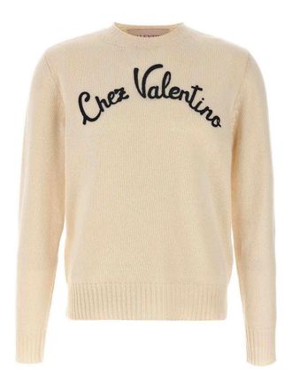 Valentino Garavani Pull Col Rond - Beige