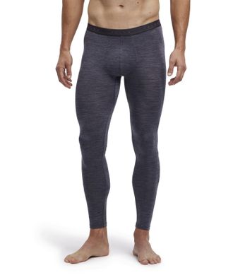 Falke Herren Unterw&auml;sche Daily ClimaWool Long M Ti Wolle Lyocell schnelltrocknend 1 St&uuml;ck, Grau Dark Grey Heather 3278, L