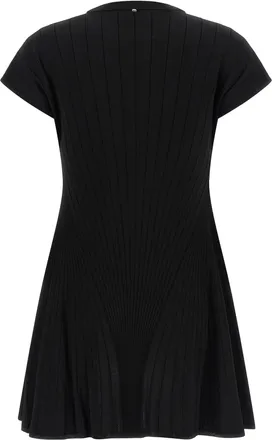 Sportmax Womens Black Viscose Short Dress