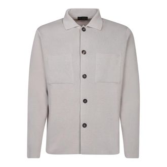 Dell'Oglio Graue Jacke f&uuml;r M&auml;nner - - Jackets - Herren - Grau - L