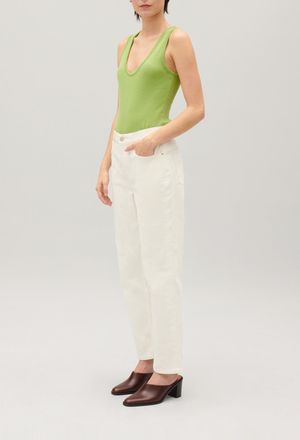 Claudie Pierlot Jean Toto slim 7/8&egrave;me &eacute;cru