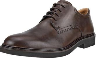 Ecco Homme London Plain Toe Tie Shoes, Cocoa Brown, 41 EU