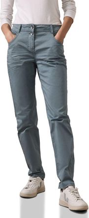 Cecil Damen B378219 Hose Im Casual Fit, Dove Blue,26W / 28L