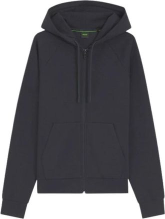HUGO BOSS Saggy Zip-Through Sweatshirt - - Sweatshirts & Hoodies - Herren - Blau - L