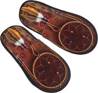 Generic Attrape-R&ecirc;ves Am&eacute;rindien Unisexe Slippers Confortable Chaussons Chaud Chaussures De Maison Pour Maison Automne Hiver L