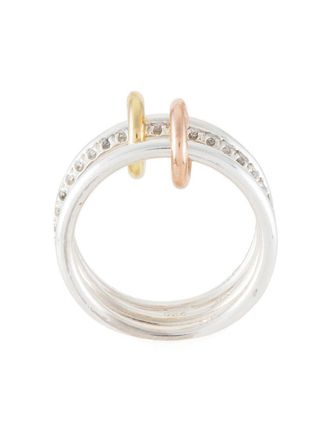 Spinelli Kilcollin bague Tigris MX en argent sterling orn&eacute;e de diamants