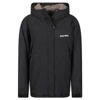 Miu Miu Damen, Jacken, Schwarzk, MGr&ouml;&szlig;e