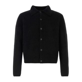 Dries Van Noten Homme, Pulls, Noir, Taille: M Cardigans