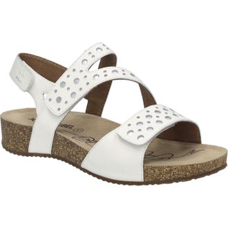 Josef Seibel Damen Sandale Tonga 91 in weiss-silber