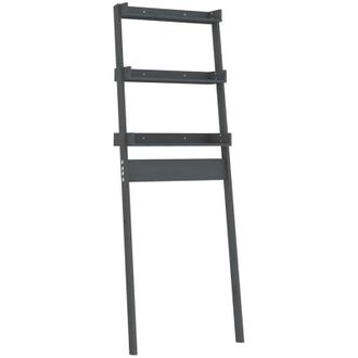 vidaXL &Eacute;tag&egrave;re de toilette Gris 63,5x32x179 cm Bois de pin massif vidaXL