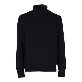 Fay Vintage Dolcevita Pullover - - Knitwear - Herren - Blau - M