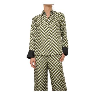 Max Mara Camicia Seidenhemd - - Blouses & Shirts - Damen - Mehrfarbig - S