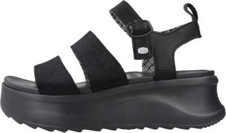 Hey Dude Femme, Chaussures, Noir, Taille: 39 EU Delray Buckle Classic