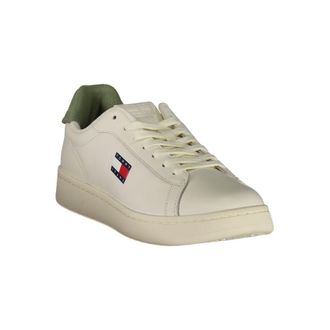 Tommy Hilfiger Logo-Detail Lace-Up Sneaker - White