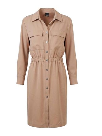 Pinko Robe Au Genou - Beige