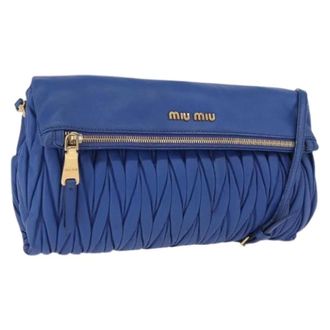 Miu Miu Pre-owned Shoulder Bag - - Pre-owned - Damen - Blau - ONE SIZE