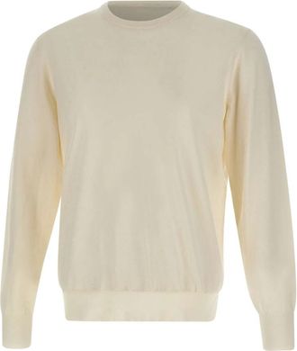 Gran Sasso Homme, Pulls, Blanc, Taille: M Pull Luxury Collection