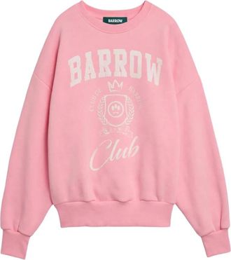 Barrow Barrow, Femme, Sweatshirts et sweats &agrave; capuche, Rose, Taille: 36 FR SweaT-shirt dos nu