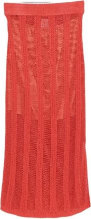 Pennyblack Femme, Jupes, Rouge, Taille: 38 FR Jupe Midi