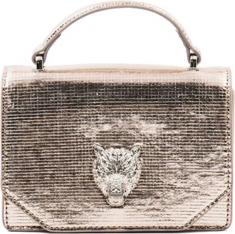 Plein Sport Unisex MINI Shoulder Lime Handtasche, Silver