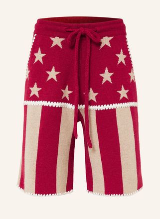Palm Angels Strickshorts rot